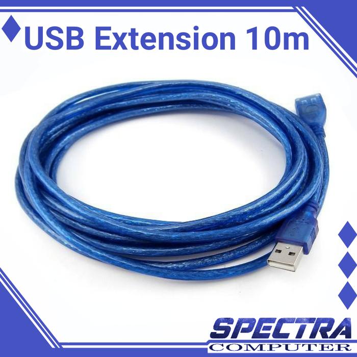 Jual Kabel USB Extension 10 Meter Male To Female - Perpanjangan USB ...
