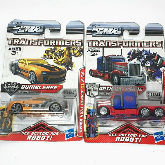 Jual Speed Stars Diecast Transformers - Optimus Prime dan Bumble bee ...