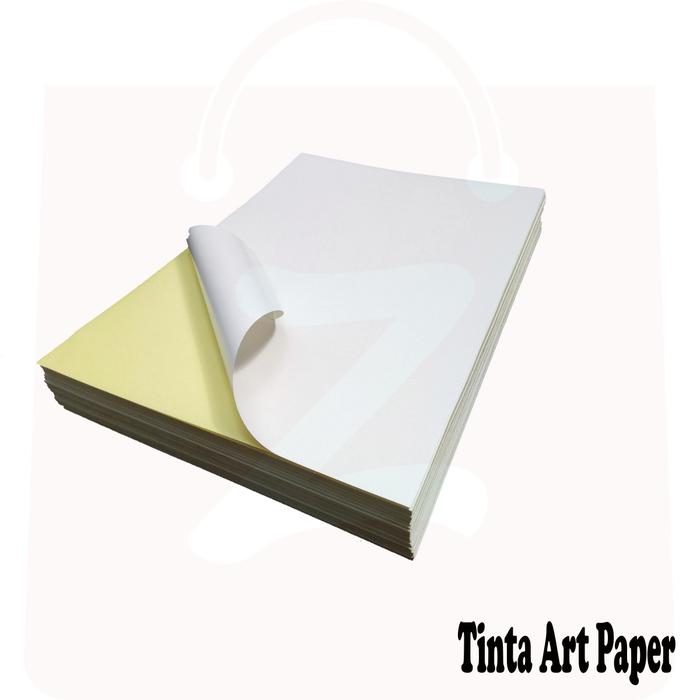 Jual Hunter Kertas Stiker Cromo A4 Sticker Merek Produk Label Kemasan ...