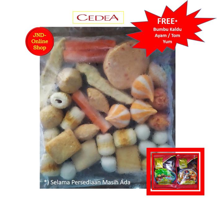 Jual Cedea Steamboat Suki Mix 33 pcs (Family Pack) - Gratis Bumbu Kaldu ...