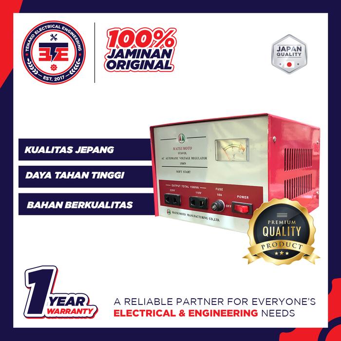 Jual Stabilizer 1500 Watt Stavol Matsumoto 1500N - Stavol 1500 ...