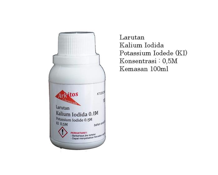 Jual Kalium Iodida 0,5M 100ml | Larutan Potassium Iodide, Arkitos ...