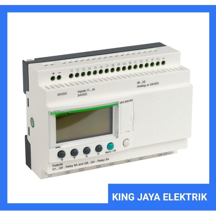 Jual [ SR3B261BD ] SCHNEIDER MODULAR SMART RELAY ZELIO LOGIC 26IO 24V DC - Jakarta Pusat - King ...