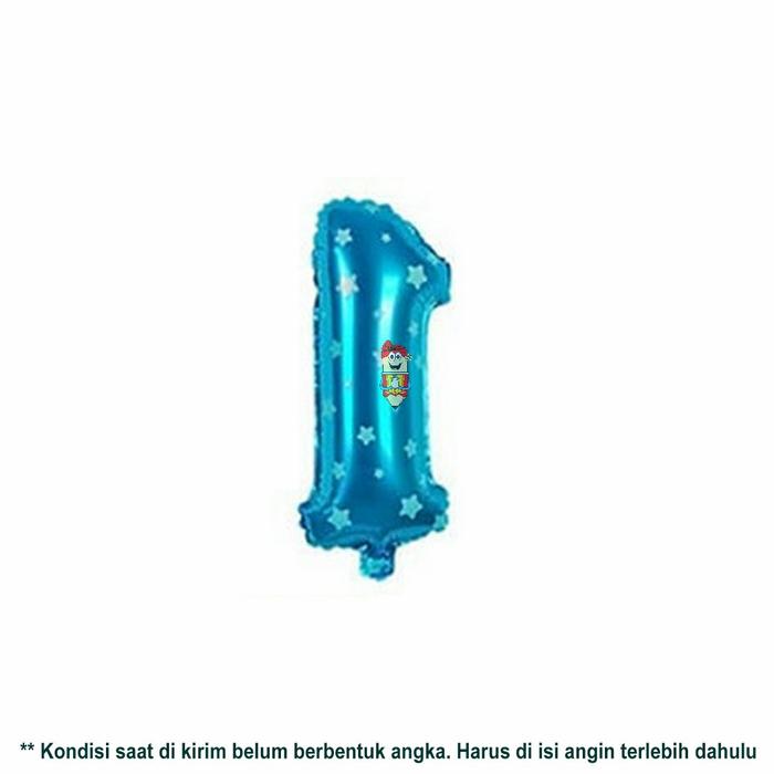 Jual Balon foil angka biru - balon foil angka biru - balon foil angka ...