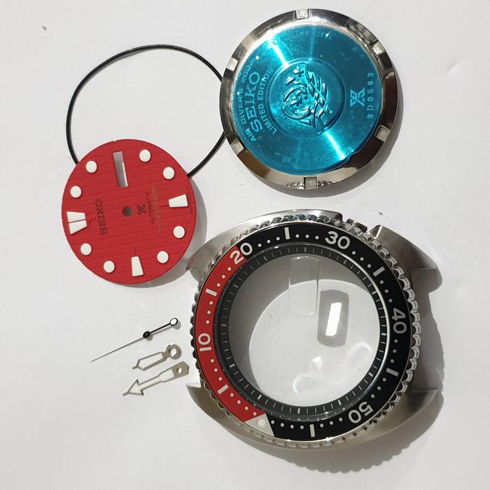 Jual Case Set Seiko King Turtle Merah Dial Clone. - Kota Malang - rotax ...