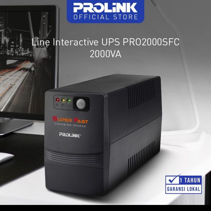 Jual PROLiNK UPS 2000VA Super Fast Charging Line Interactive PRO2000SFC - Kota Bandung - OR ...