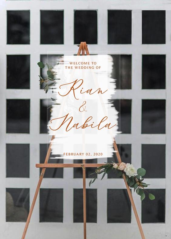 Jual Wedding Sign /Dekorasi Lamaran/ Dekorasi Pernikahan/ Welcome Sign ...