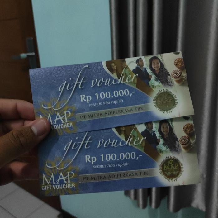 Jual Dua Voucher MAP (Senilai 200 Ribu Rupiah!!!) - Jakarta Selatan ...