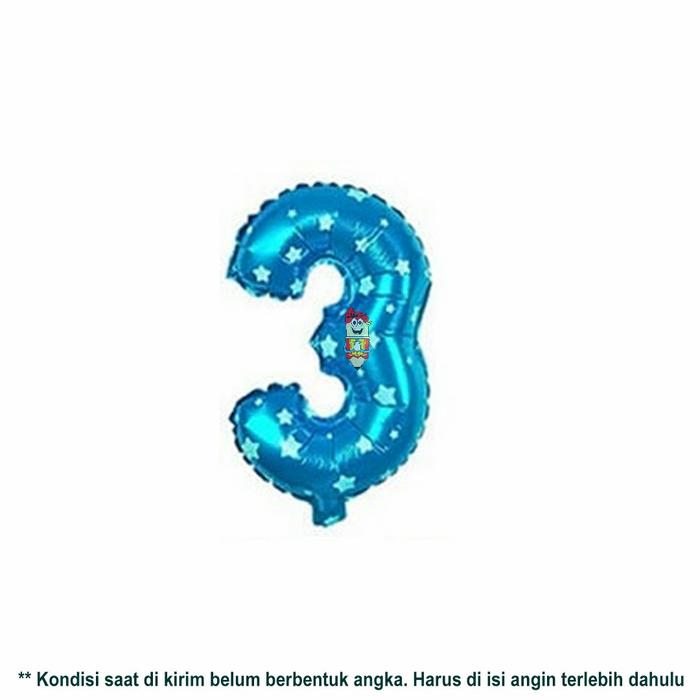 Jual Balon foil angka biru - balon foil angka biru - balon foil angka ...