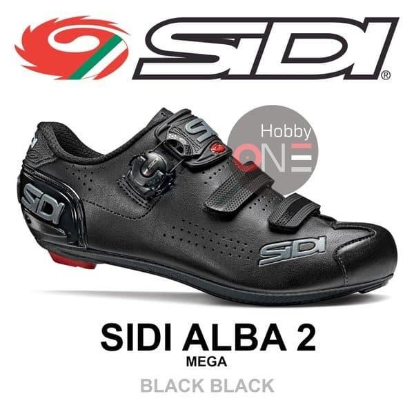 Promo Sidi Alba 2 MEGA Road Shoes - BLACK BLACK - 39 - Kota Bandung ...