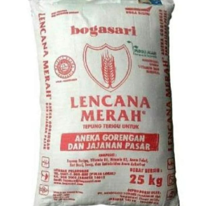 Jual 1 Karung Tepung Terigu Lencana Merah LM Bogasari 25kg - Jakarta ...