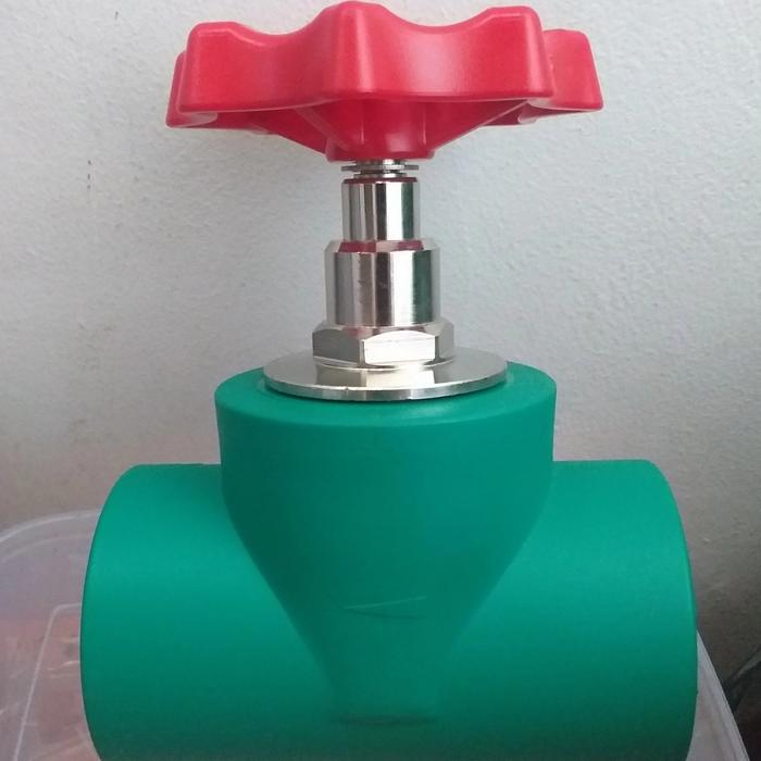 Jual Stop Kran Gate Valve PPR LESSO 11/2" Inch Dn 50mm - Jakarta Pusat ...