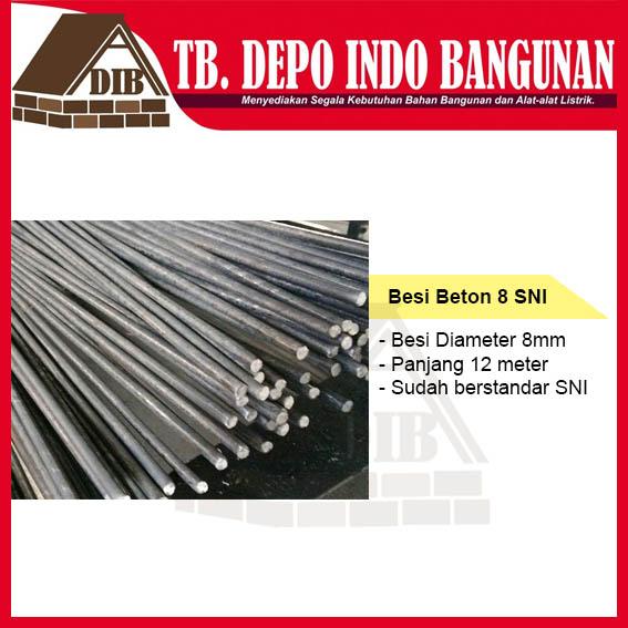 Jual BESI BETON 8MM SNI - Kota Bekasi - Depo Indo Bangunan | Tokopedia