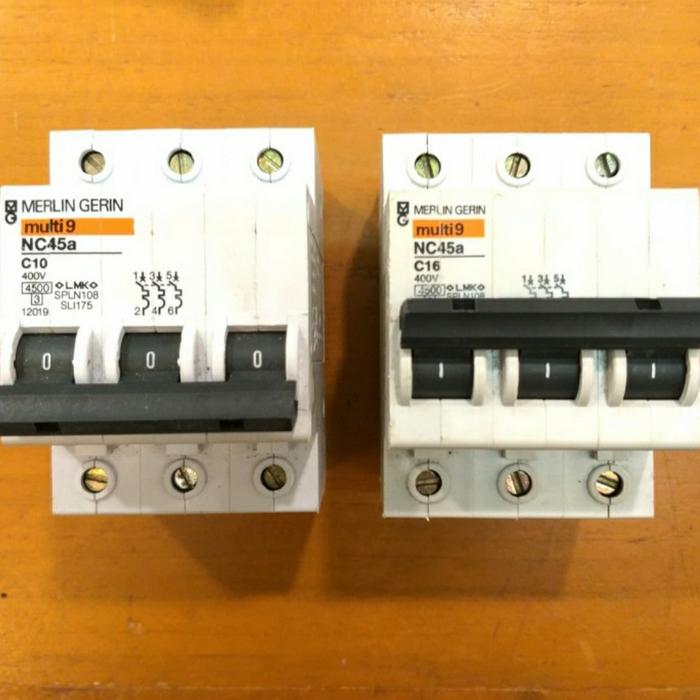 Jual MCB Nc45a Merlin Gerin 3p 6A/10A/16A/20A 3pole - Jakarta Pusat - alif jaya 99 | Tokopedia