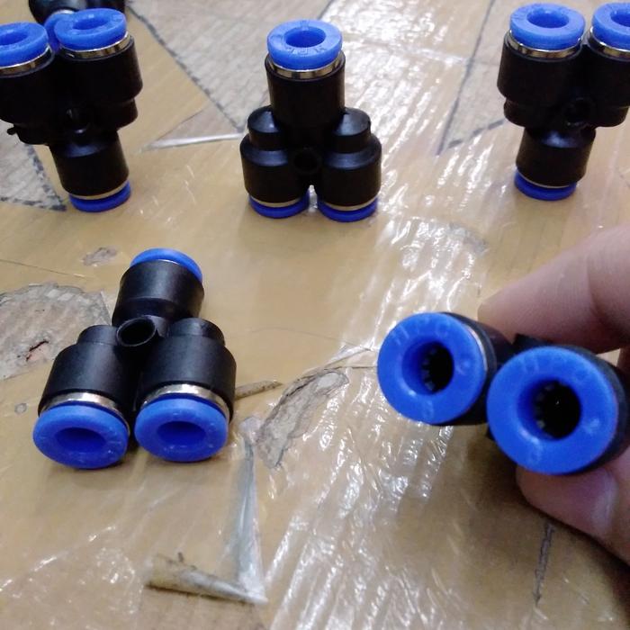 Jual PY-06 Fitting Y Sambungan Selang PU 6mm Pneumatic HPC - Jakarta ...