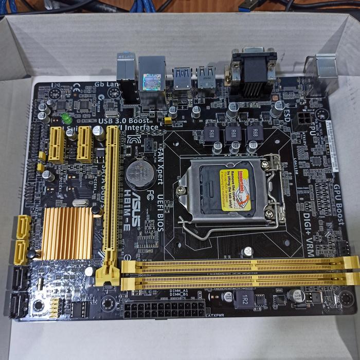 Jual motherboard mainboard asus h81 murah ASUS h81M-E socket 1150 ...