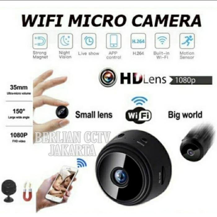 Jual IP CAM MINI CAMERA MINI 5MP MAGNET WIRELESS SPY CAMERA FULL HD ...
