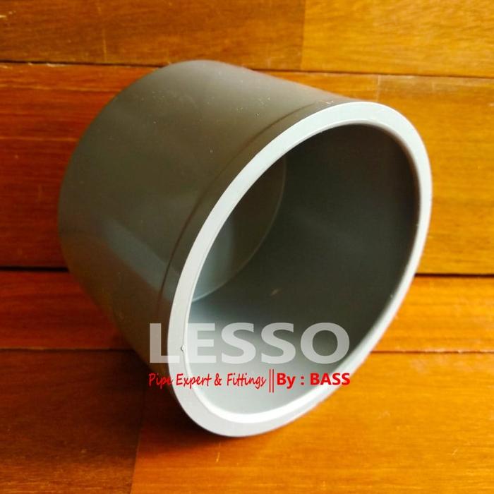 Jual Dop PVC Lesso 3" inch AW Cap PVC Penutup Pipa Fitting Sambungan ...