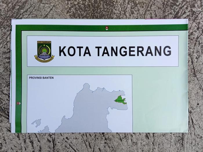 Jual Peta Kota Tangerang Lipat - Jakarta Barat - Niki Toko Buku Pilihan ...