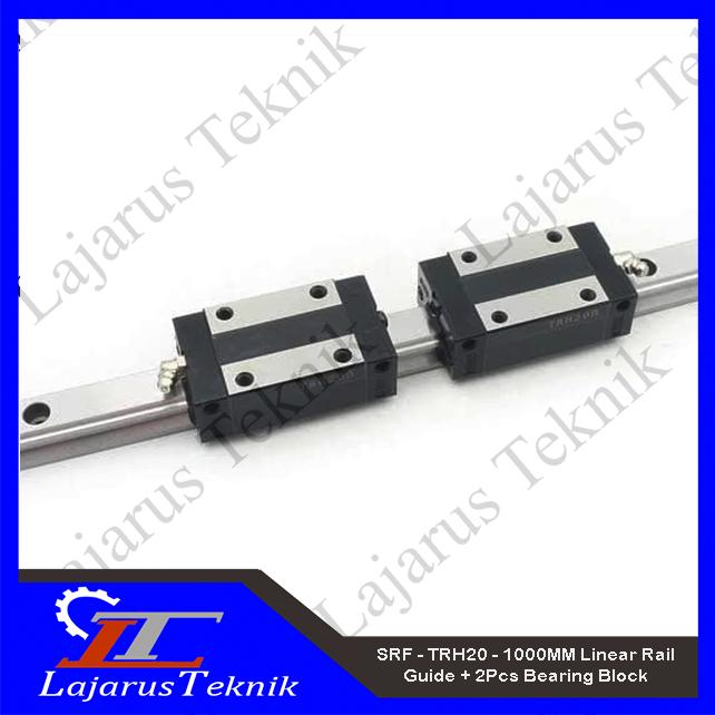 Jual SRF - TRH20 - 1000MM Linear Rail Guide + 2Pcs Bearing Block - Kota ...