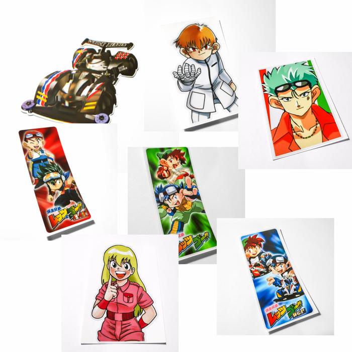 Jual Stiker Karakter Anime Lets and Go series Tamiya Mini 4WD Part 02 ...