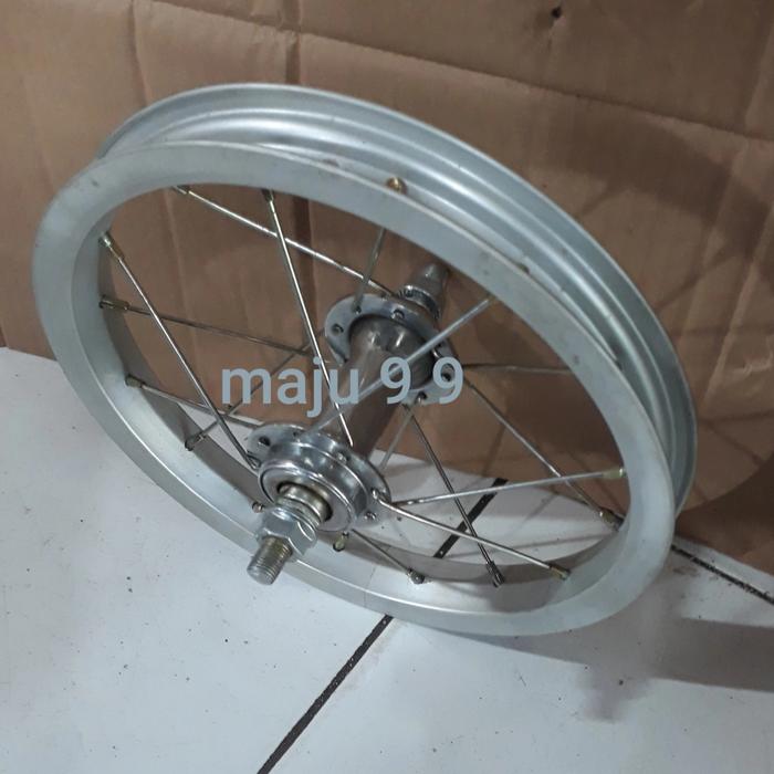 Jual Velg Jadi Sepeda 12 Inch Depan/wheel set 12 Alloy Untuk Depan ...