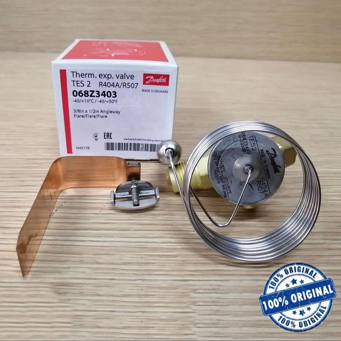 Jual Expansi Valve Danfoss TES 2 (TE 2) R404A/R507 PN. 068Z3403 - TES2 ...