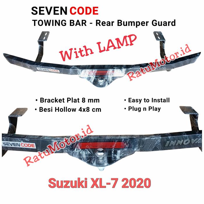 Jual SEVEN CODE Towing Bar Suzuki XL7 2020 + Lamp / XL-7 Rear Bumper ...