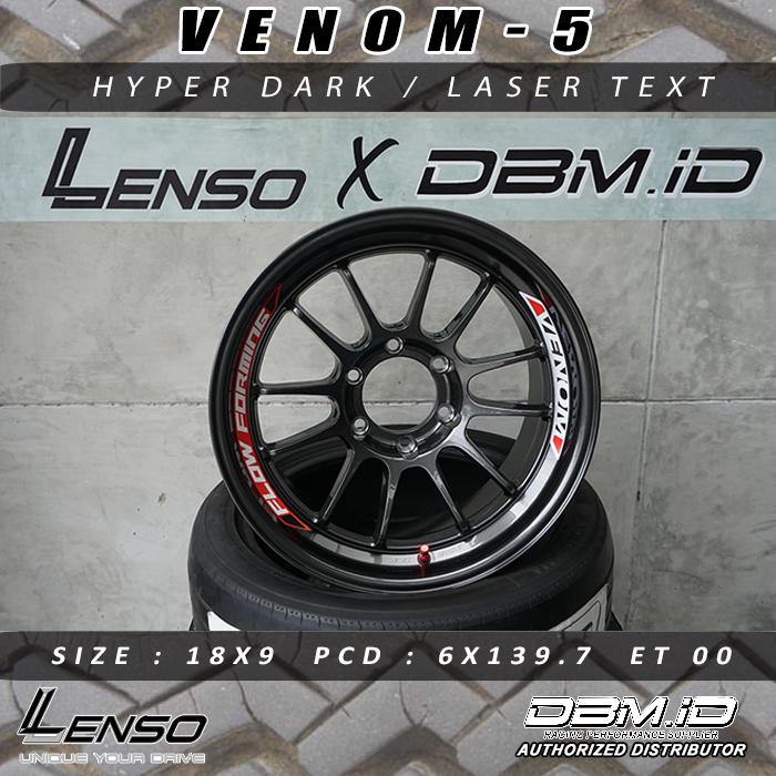 Promo Original Velg Lenso Venom 5 18x9 6x139.7 0 HDW gun metal flow forming Cicil 0% 3x - Kota ...