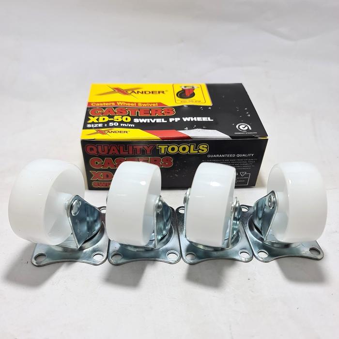 Jual Roda Caster 2 inch / Roda Nylon Etalase / Castor Lemari - Kota ...