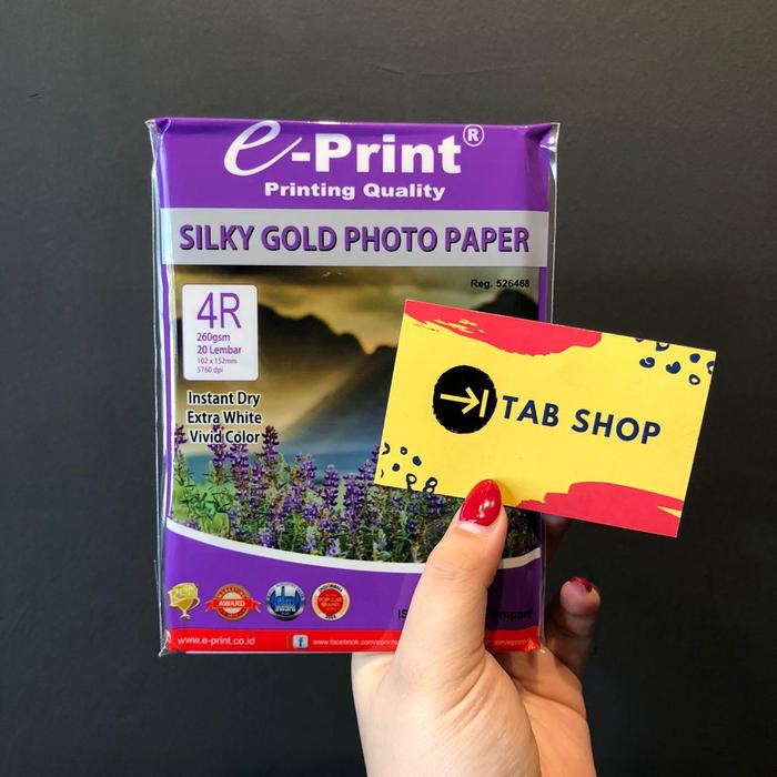 Jual SILKY GOLD PHOTO PAPER 4R KERTAS FOTO - Jakarta Barat - Tab shop ...