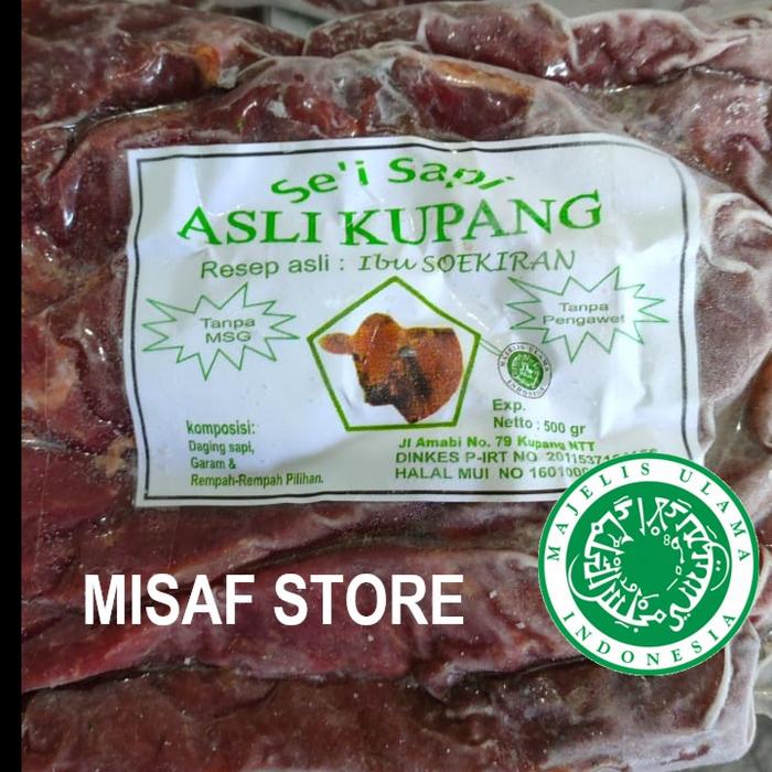 Jual Sei Sapi / Sapi Asap Asli Kupang (NTT) resep Ibu SOEKIRAN 1/2 kg ...