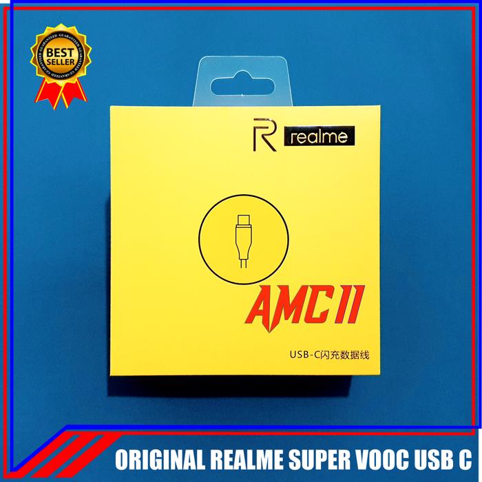 Jual Kabel Data Realme 7 Realme 7 Pro ORIGINAL 100% SUPER VOOC USB C ...