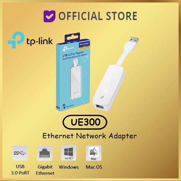 Promo TP-Link UE300 TPLink USB 3.0 to Gigabit Ethernet Network Adapter ...