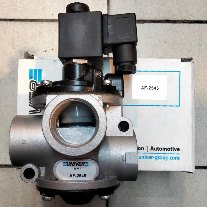 Jual UNIVER AF-2545 (1") 24VDC SOLENOID VALVE 3/2WAY PNEUMATIC ...