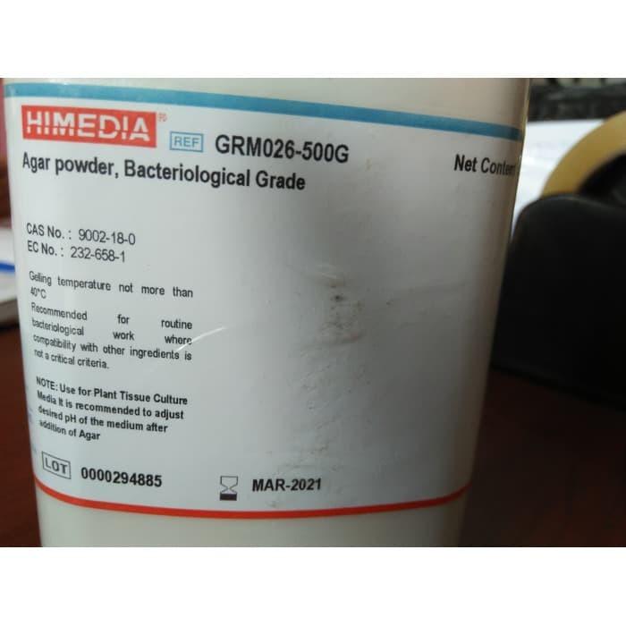 Jual Bacto Agar- Himedia 500 gram - Jakarta Pusat - prida lab | Tokopedia