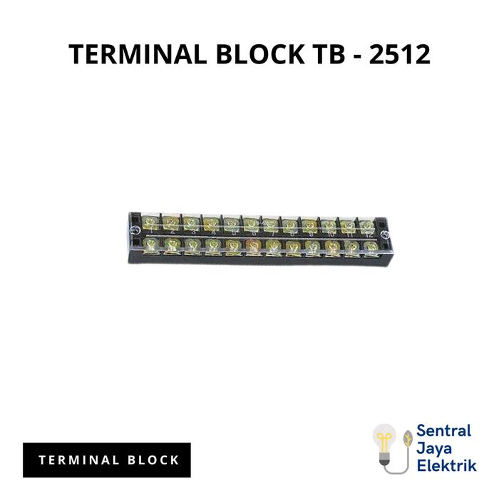 Jual TERMINAL BLOCK 12 POLE 25A / TERMINAL BLOK TB-2512 - Jakarta Pusat ...