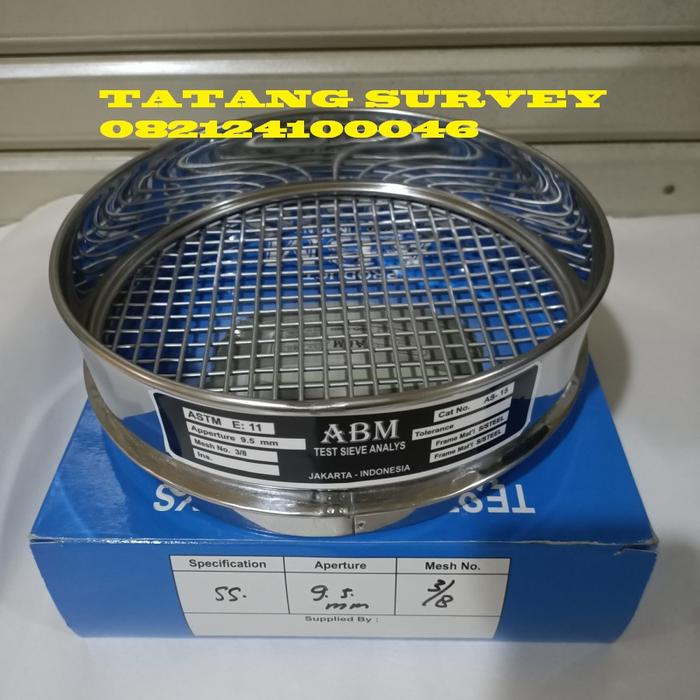 Jual ayakan sieve analysis Test Sieve mesh 3/8(9,5mm) - Jakarta Barat ...