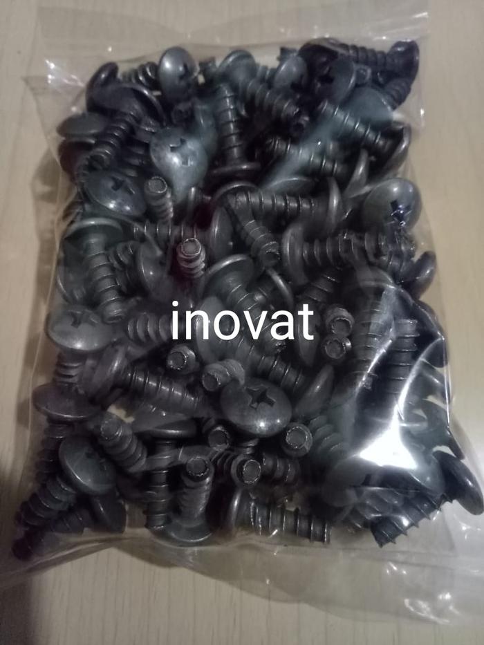 Jual (Isi 100 pcs) BAUT SEKRUP / CACING 5X16 BODY MOTOR YAMAHA/SUZUKI ...