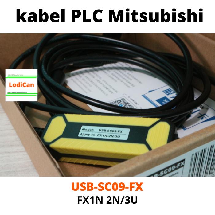 Jual Kabel Komunikasi PLC Mitsubishi USB SC09 SC-09 FX-USB-AW USB-SC09 ...