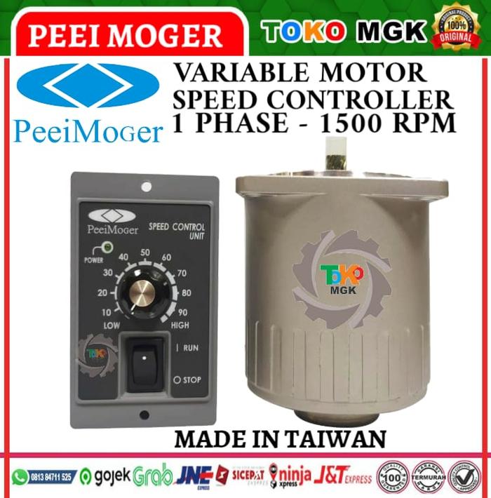 Jual M-2IK6N-CV 6WATT/1PHASE/4POLE/220V PEEI MOGER VARIABLE SPEED MOTOR ...