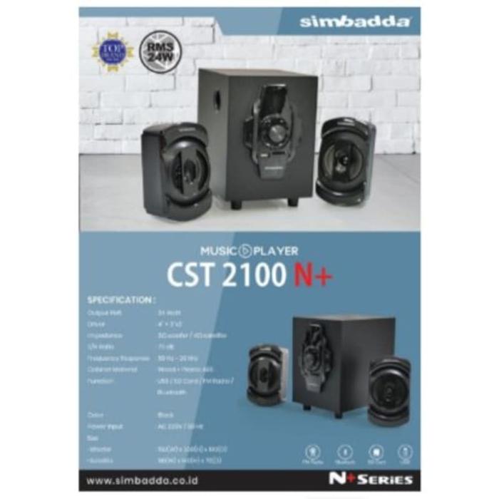 Jual Speaker Simbadda CST 2100N / speaker simbadda cst-2100n+ - Jakarta ...