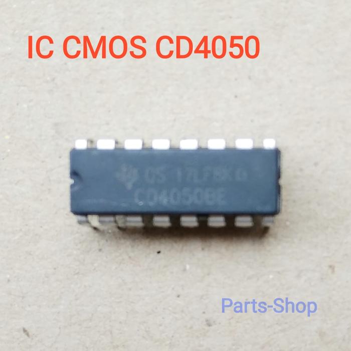 Jual IC CMOS 4050 HEX-Non Inverting Buffer =HEF4050BP CD4050BE ...