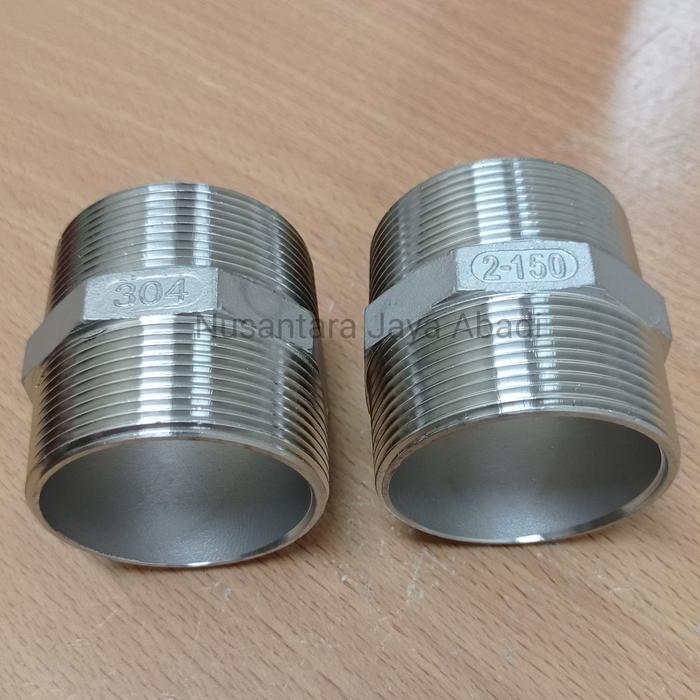 Jual Double Nepel Stainless SS 304 2 inchi - Jakarta Barat ...