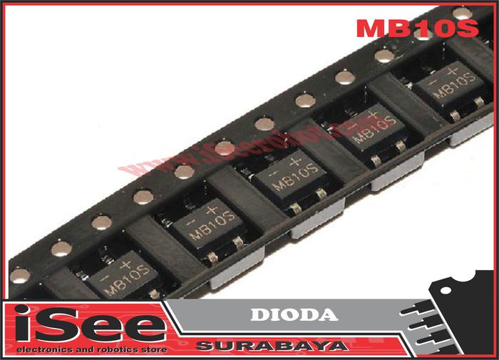 Jual MB10S DIODA 1000V 1A SOP-4 SMD rectifier diode bridge mb10s - Kota Surabaya - iSee | Tokopedia