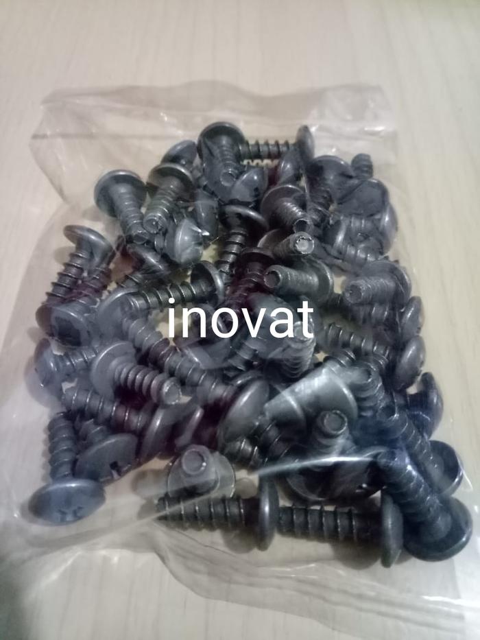 Jual (Isi 50 pcs) BAUT SEKRUP / CACING 5 X 16 BODY MOTOR YAMAHA& SUZUKI ...