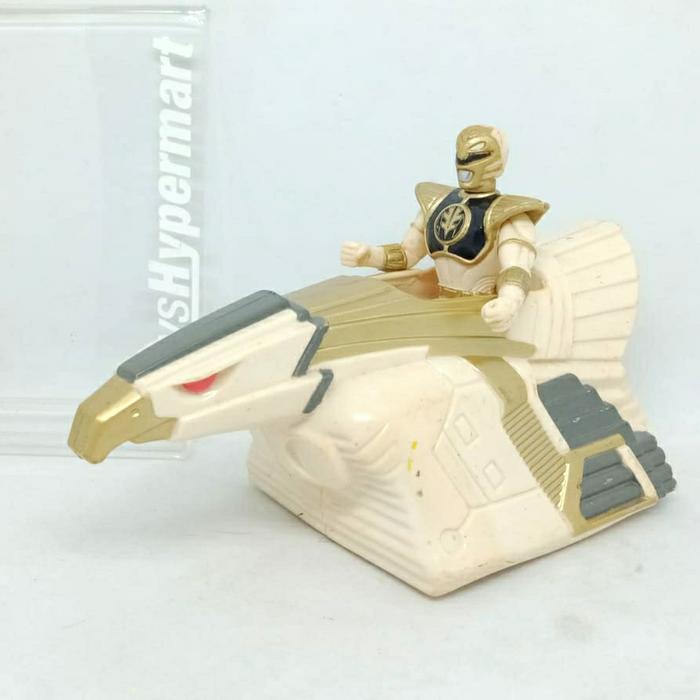 Jual ORIGINAL Power Rangers Tiger White Ranger with Eagle Zord Saban ...