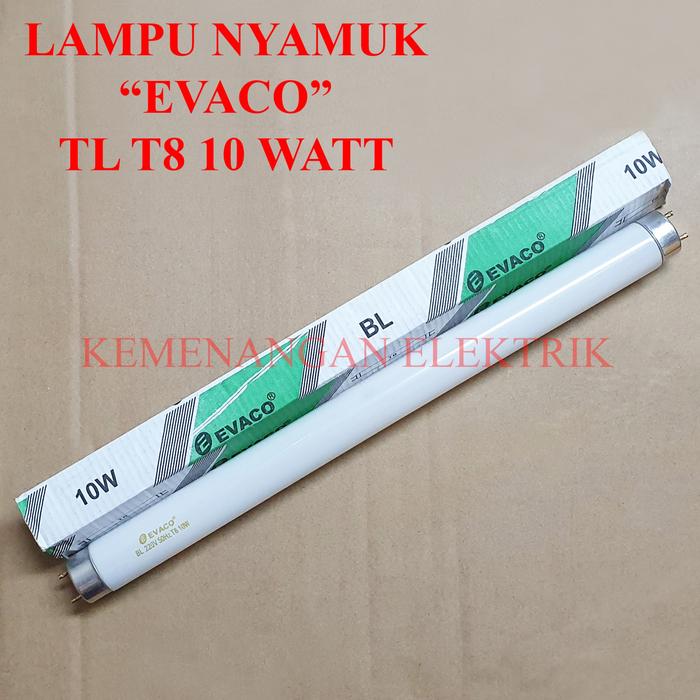 Jual REFILL LAMPU NYAMUK UV / INSECT KILLER EVACO TL T8 10W 10WATT 10 ...
