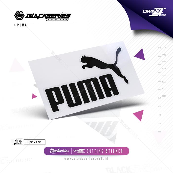 Jual Cutting Sticker Logo Puma Bahan Oracal | Stiker Logo Puma - Merah ...