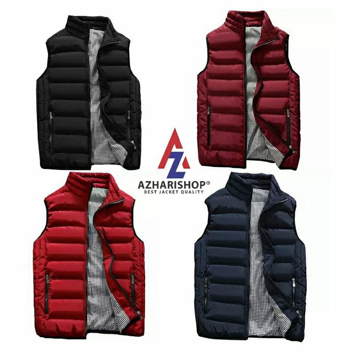 Promo jaket rompi motor anti air pria rompi musim dingin rompi winter ...